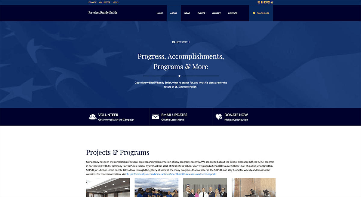 Progress, Accomplishments, Programs & More